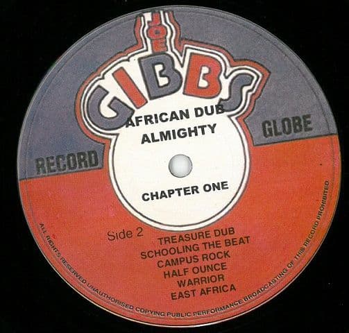 JOE GIBBS African Dub All Mighty Chapter One Vinyl Record LP Joe Gibbs ...